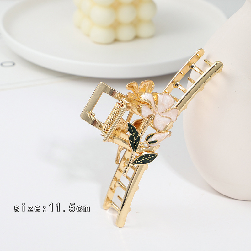 JEPITAN RAMBUT BESI MOTIF BUNGA MATAHARI UKURAN BESAR PREMIUM/JEDAI ...