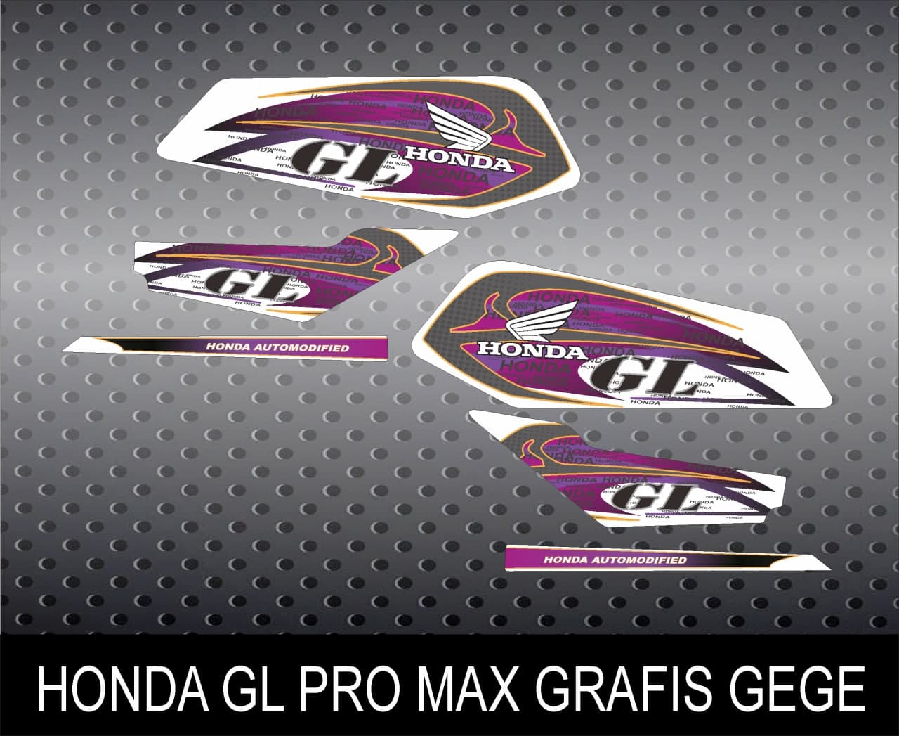 STIKER STRIPING DECAL GL PRO MAX GRAFIS GEGE | Lazada Indonesia