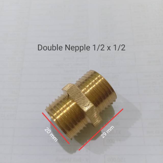 Double nepple 1/2 x 1/2 | Lazada Indonesia