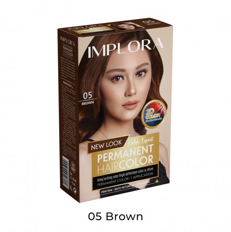 IMPLORA New Permanent Hair Color/cat rambut | Lazada Indonesia