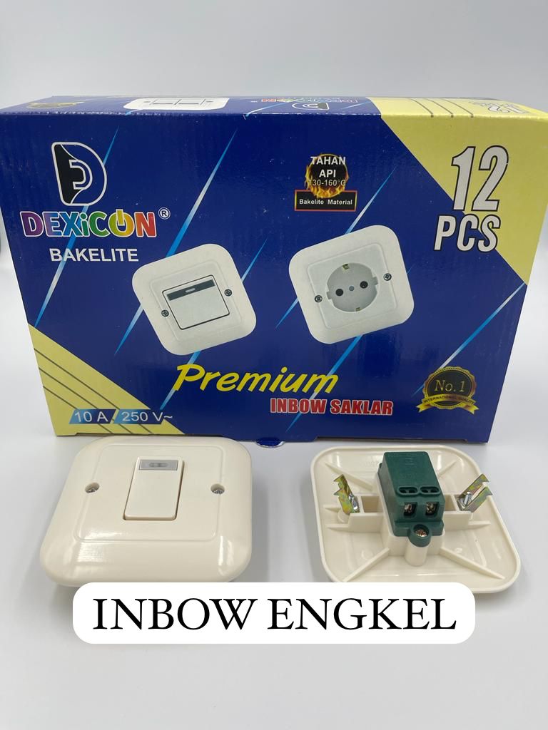 Saklar Lampu Premium / Inbow saklar on off / IB Engkel Seri / Cetekan ...