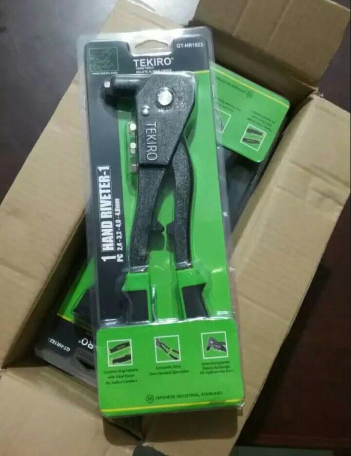 TEKIRO Hand Riveter -1 Tekiro TANG RIVET - 1 Tekiro 2.4 - 4.8 MM Tekiro ...