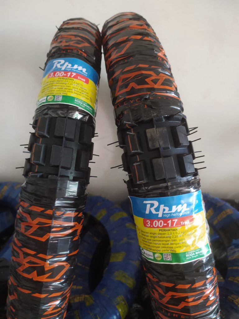 Ban Motor Semitrail Supra Vega Revo Force CBR 150 Ninja Trail ring 17 Ukuran 300-17 Tubetype ...