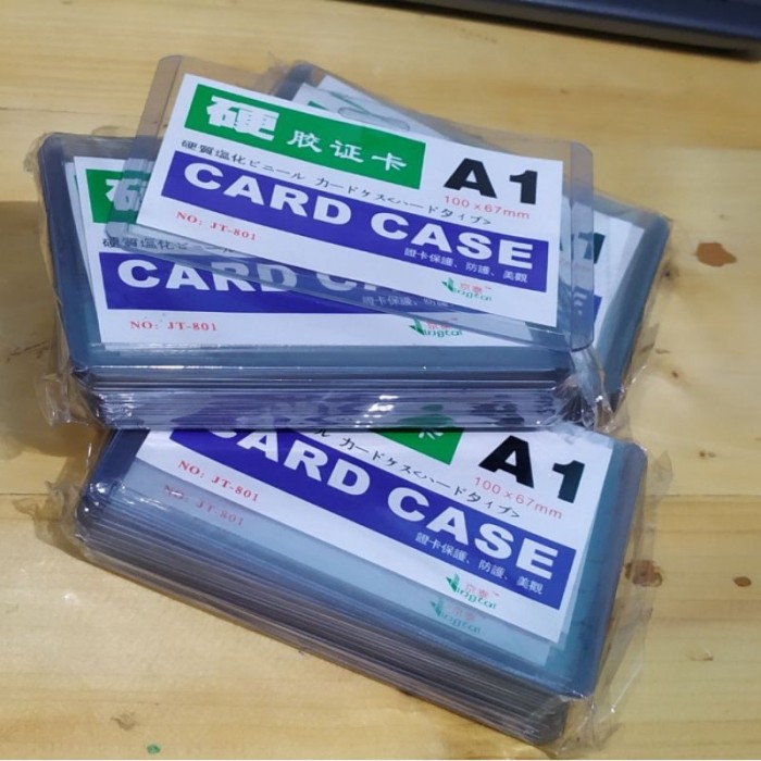 ( 20 Pcs) Plastik Mika ID Card Tebal OCI A1 Tempat Kartu Nama | Lazada ...