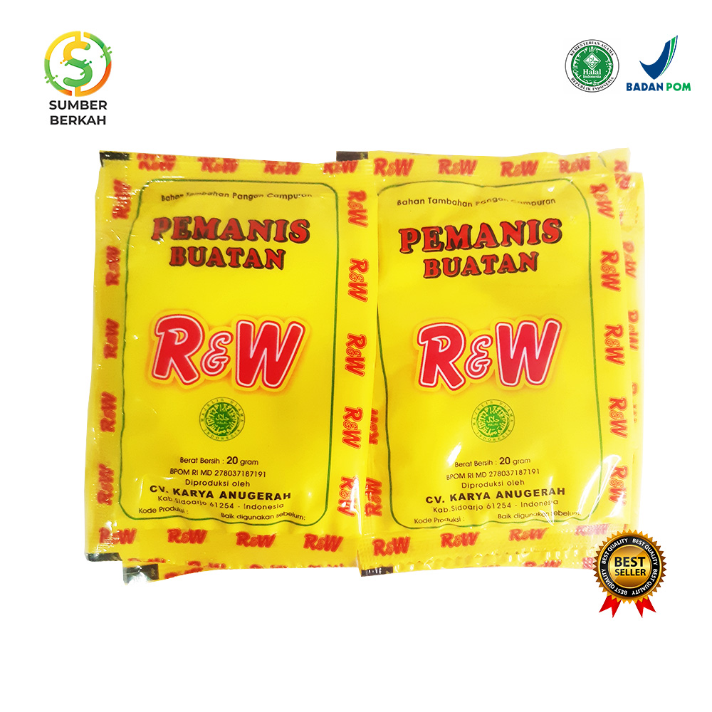 Sari Manis Pemanis Buatan Sodium Super Rajawali R&W RW 20 gr 1 PACK ...
