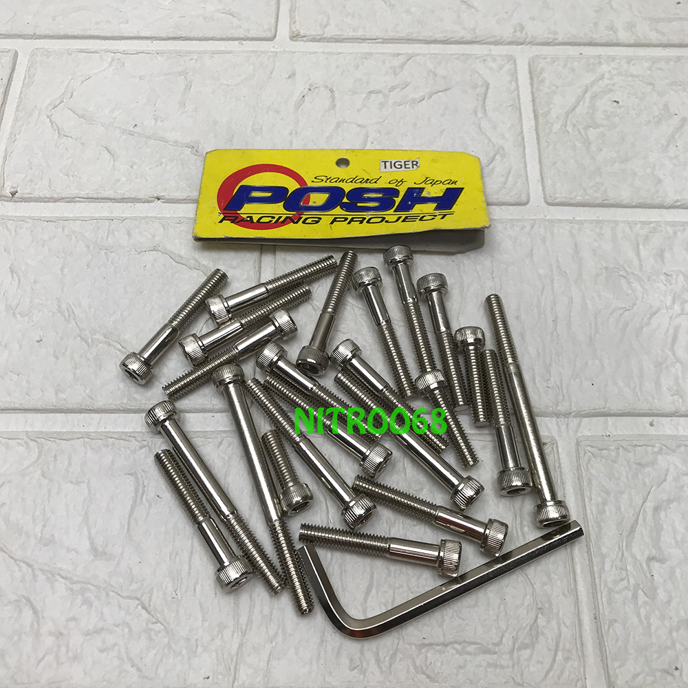 baut blok mesin tiger posh baut blok tiger posh | Lazada Indonesia