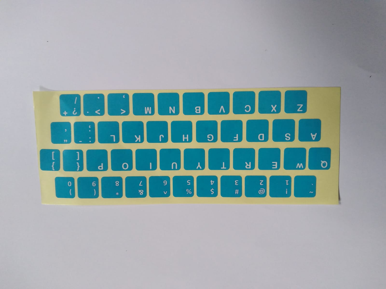 Sticker Keyboard english internasional qwerty abjad bahasa indonesia ...