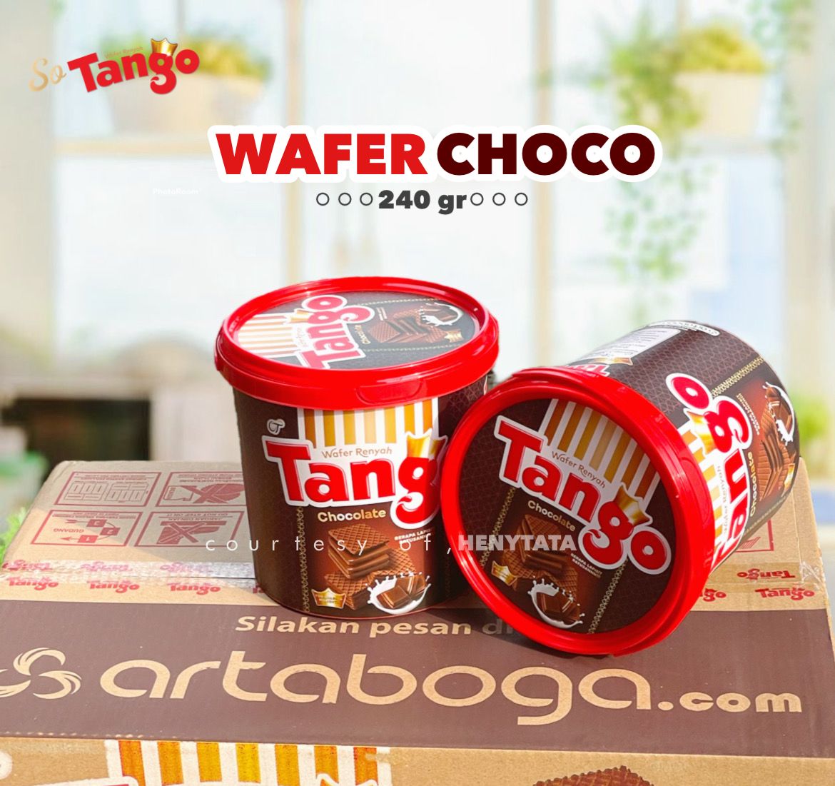 Tango Wafer Kaleng Jar 240 gr Wafer Coklat Kemasan Bucket | Lazada ...
