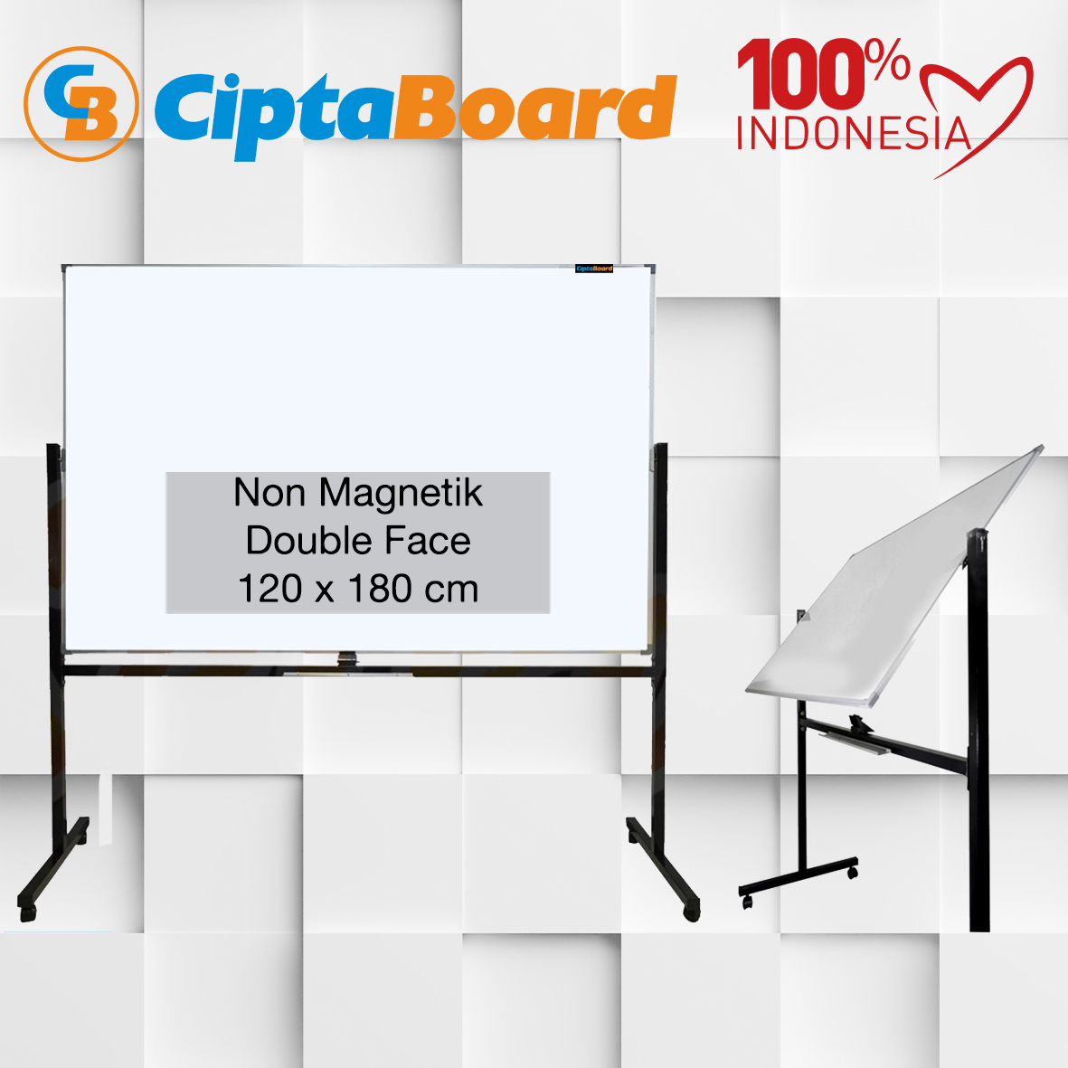 Whiteboard / Papan tulis / Papan board / Mading / Whiteboard Stand ...