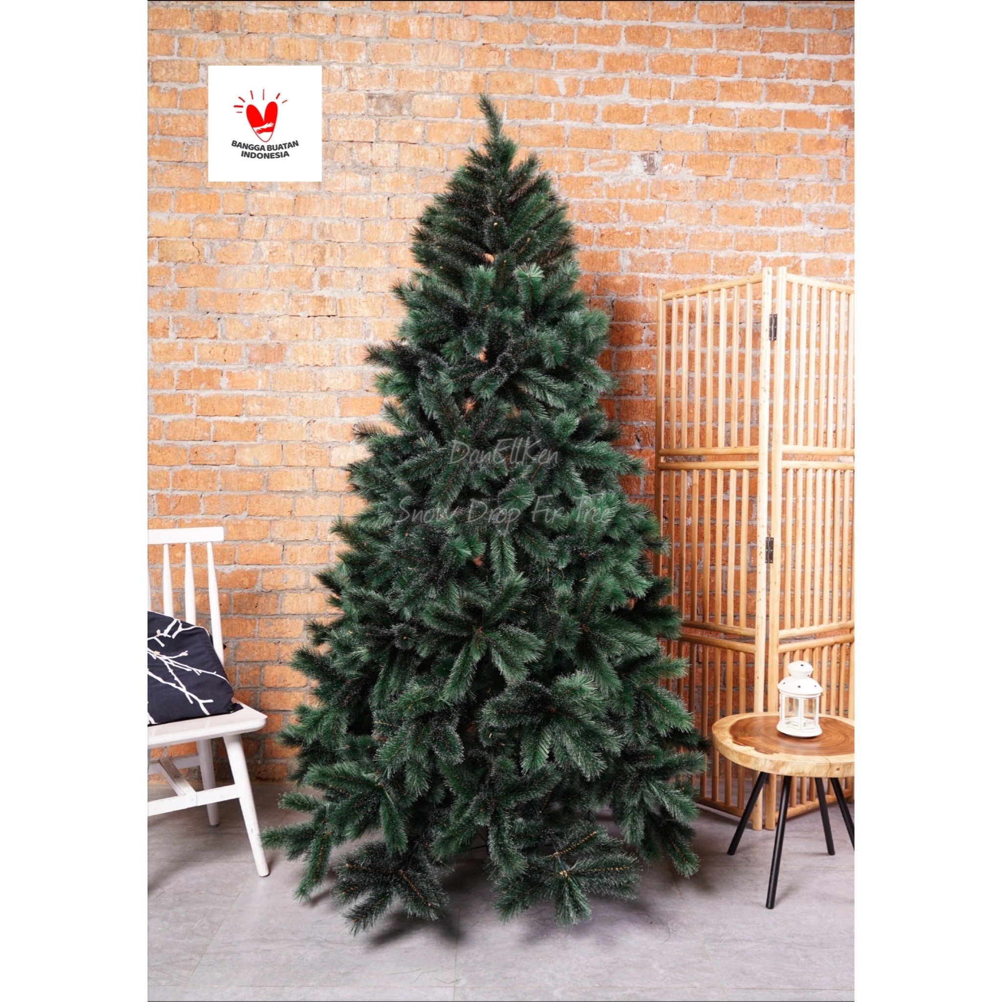 Pohon Natal 1,2 Meter Snow Drop Fir 4 ft / 120 cm Christmas Tree ...