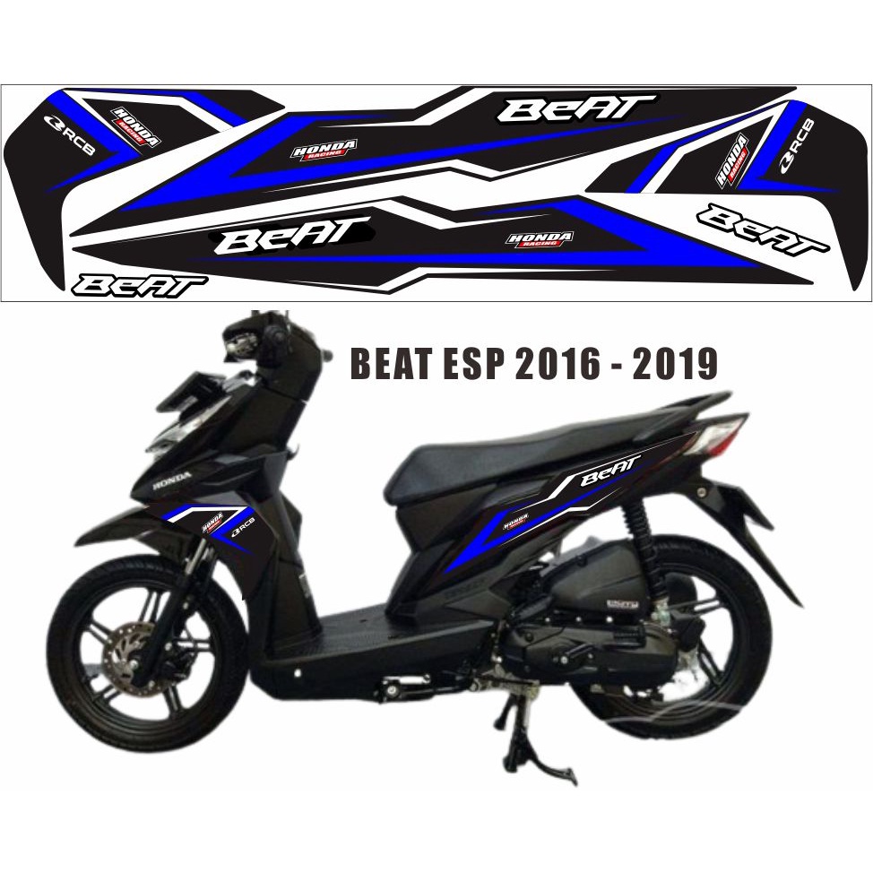 STIKER POLET STRIPING STRIPING VARIASI MOTOR MATIC HONDA BEAT ESP ...