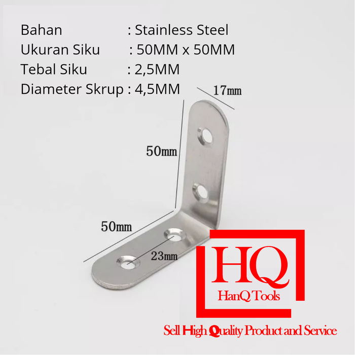 Siku Besi L Siku Rak Penyangga ANTI KARAT SUS 304 Meja Kursi TV Ambalan ...