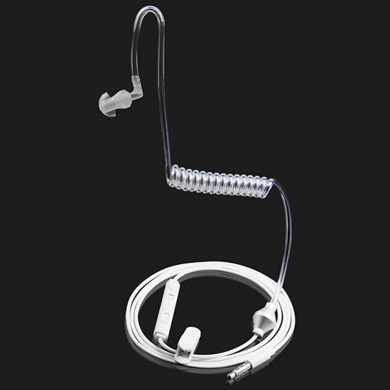 Ear Hook single earphone Anti Headphone Radiation Air Spring Duct ...