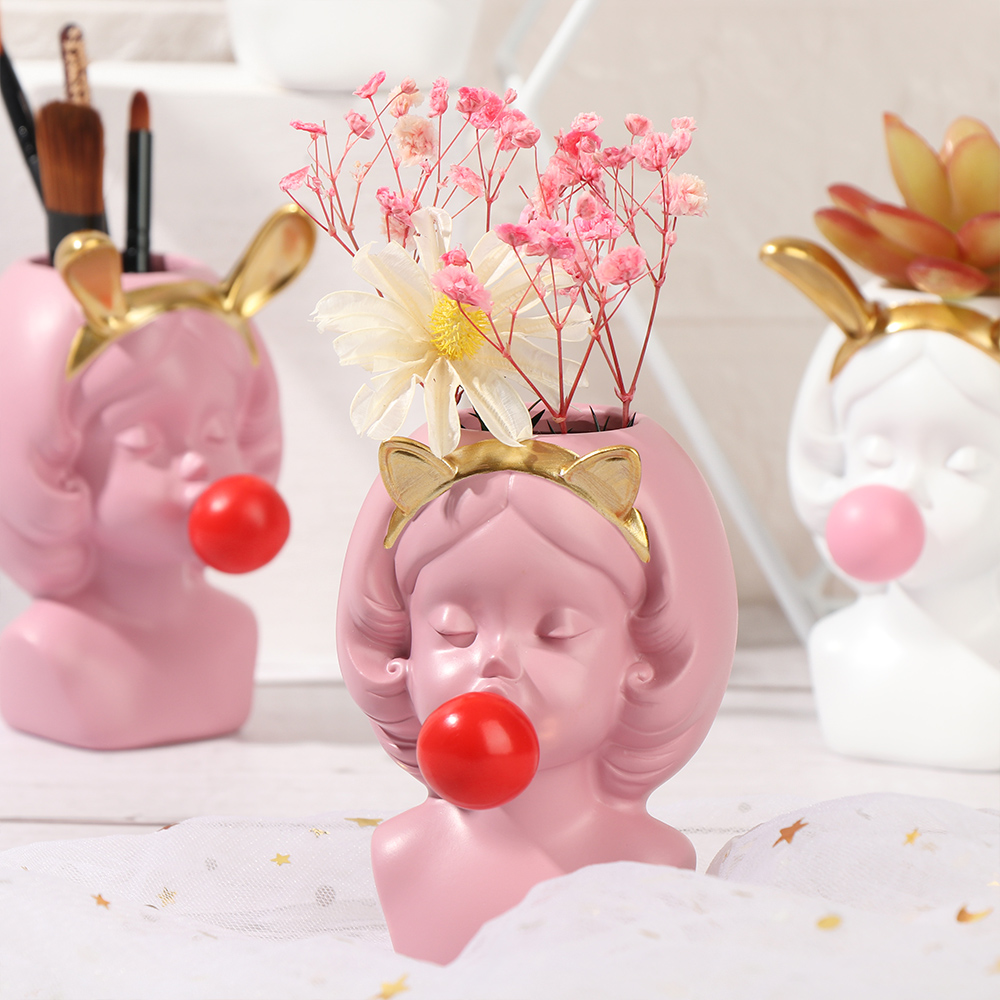 Flower Glass Vase for Decor Home Handmade Modern Large Flower Vases for ...
