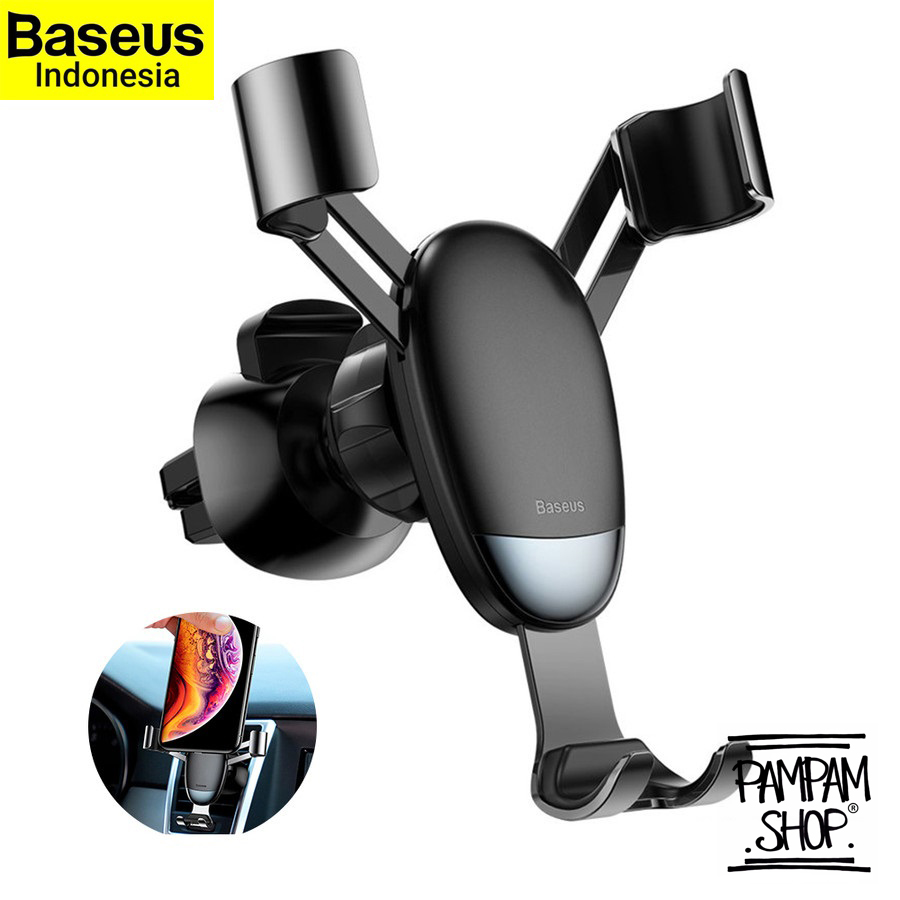 BASEUS Car Holder Mini Gravity Mount Air Vent Mobile Phone Mount Mobil ...