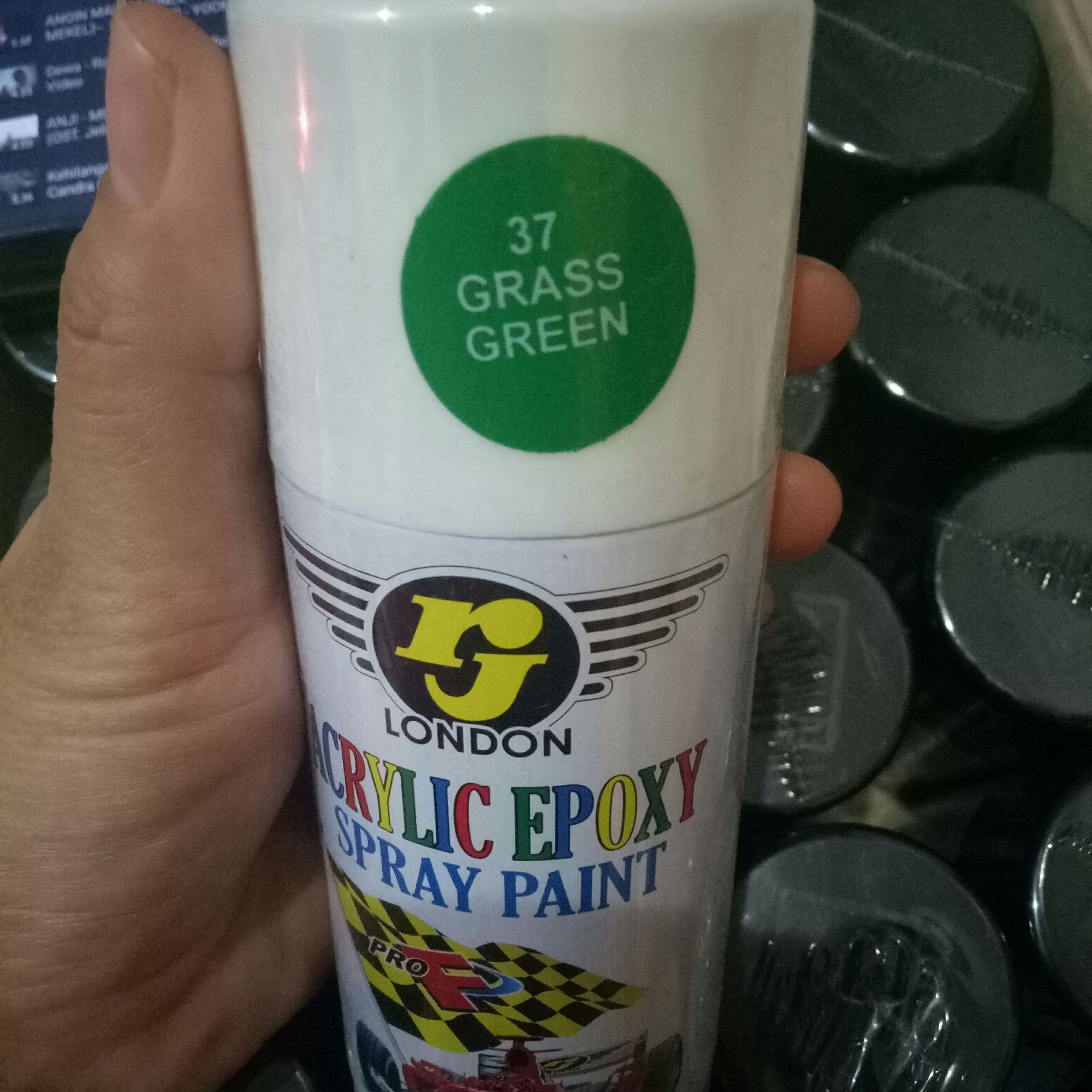 Pilok Pilox Rj London Grass GreeN 37 Hijau Rumput 37 150cc | Lazada ...