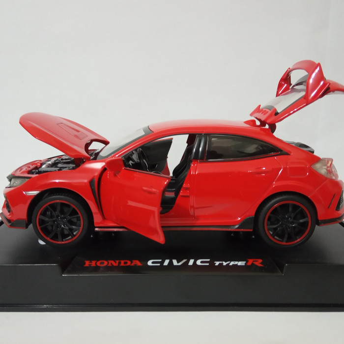 Diecast Civic turbo Type R miniatur mobil sport miniauto open cup ...