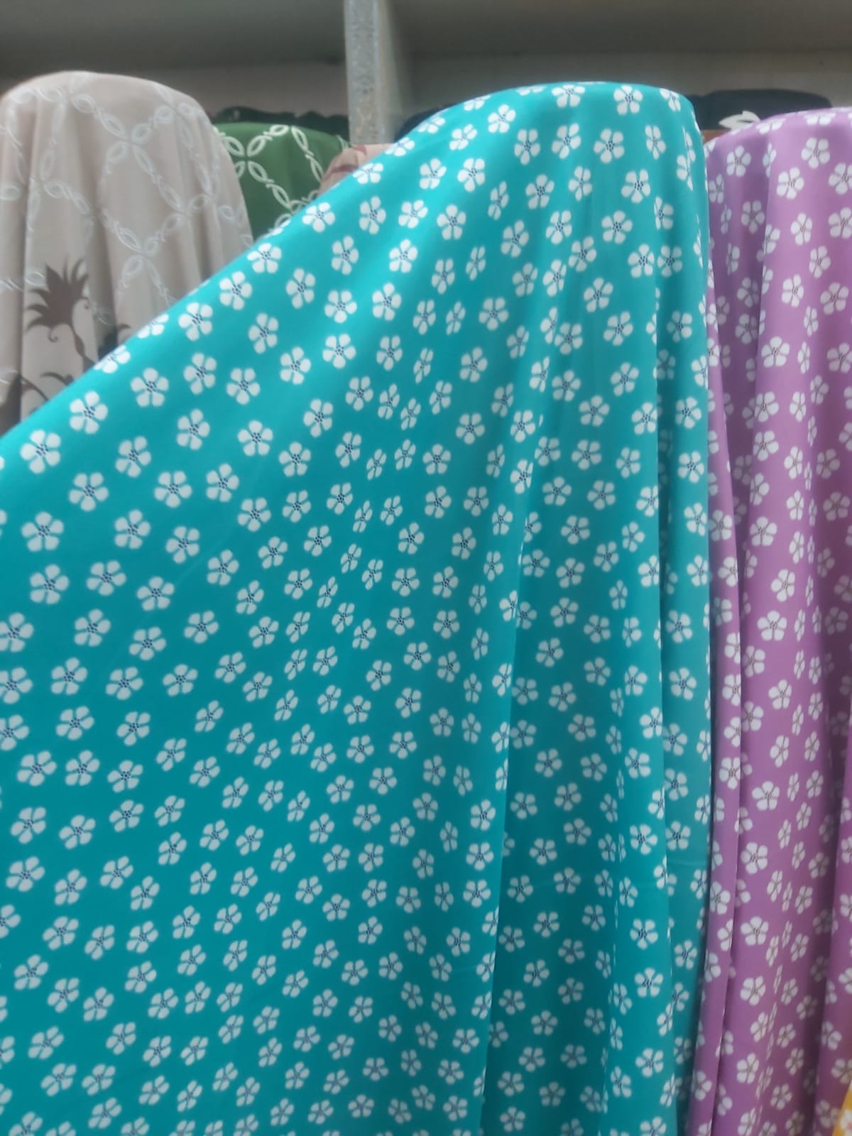 kain syakila motif harga persetengah meter/bahan syakila motif/bahan ...