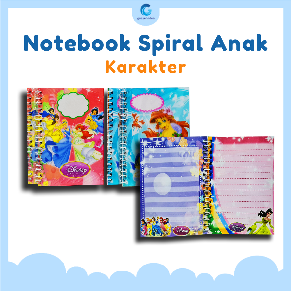 Notebook Spiral Anak Cover Plastik Karakter | Lazada Indonesia
