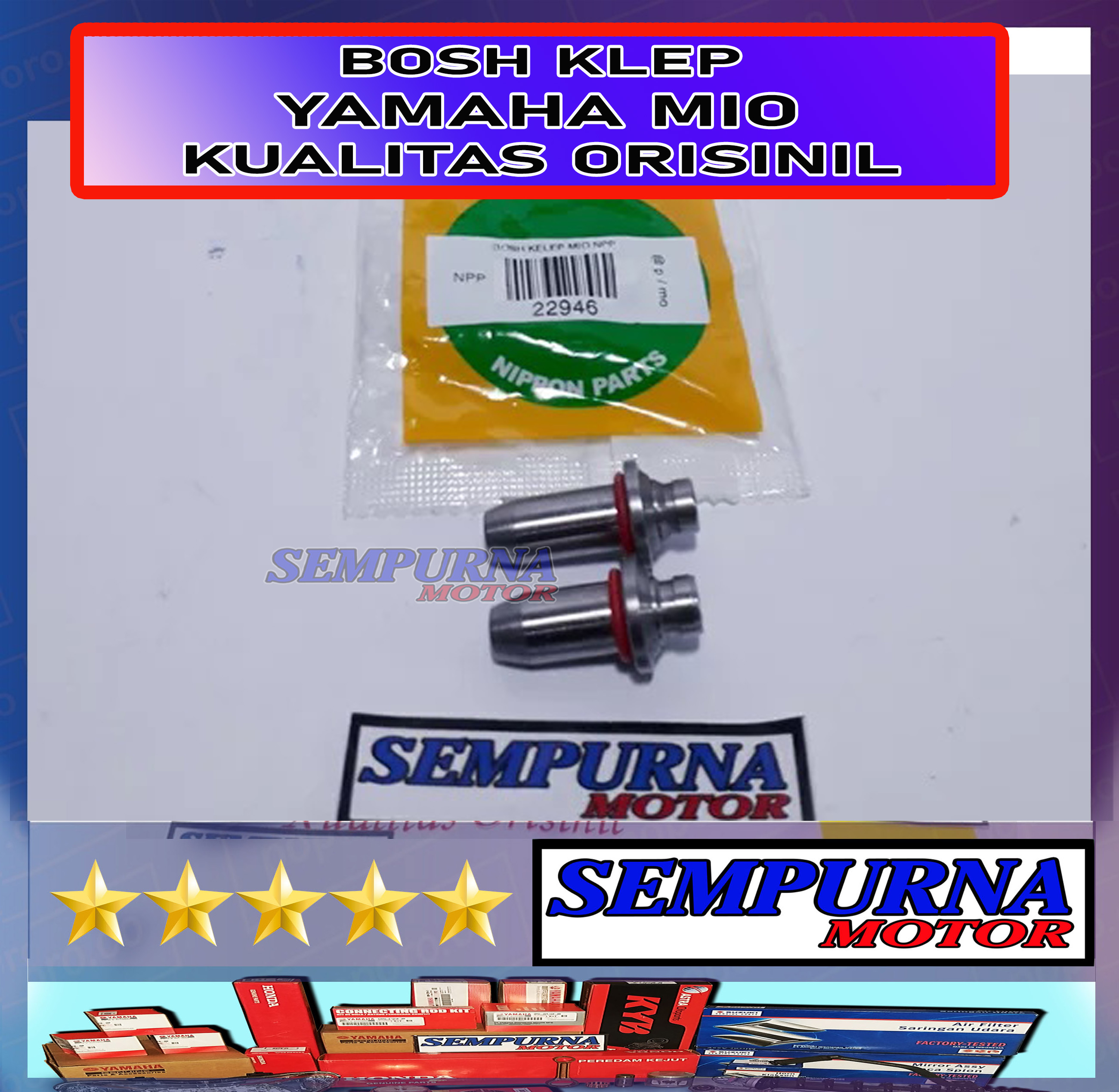 Bos Bosh Klep Valve Guide Yamaha Mio Kualitas Terjamin | Lazada Indonesia