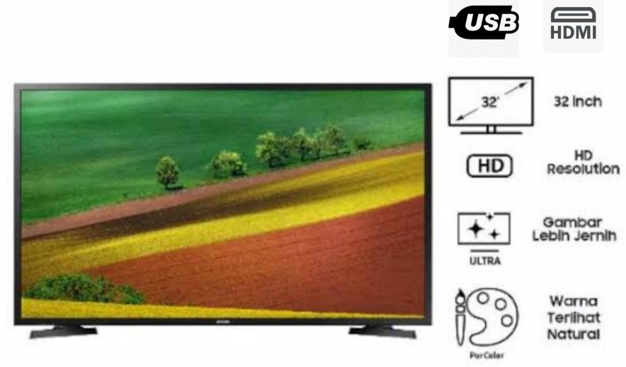 Samsung UA 32 N4001 AKPXD LED TV 32 Inch digital DVBT2 | Lazada Indonesia