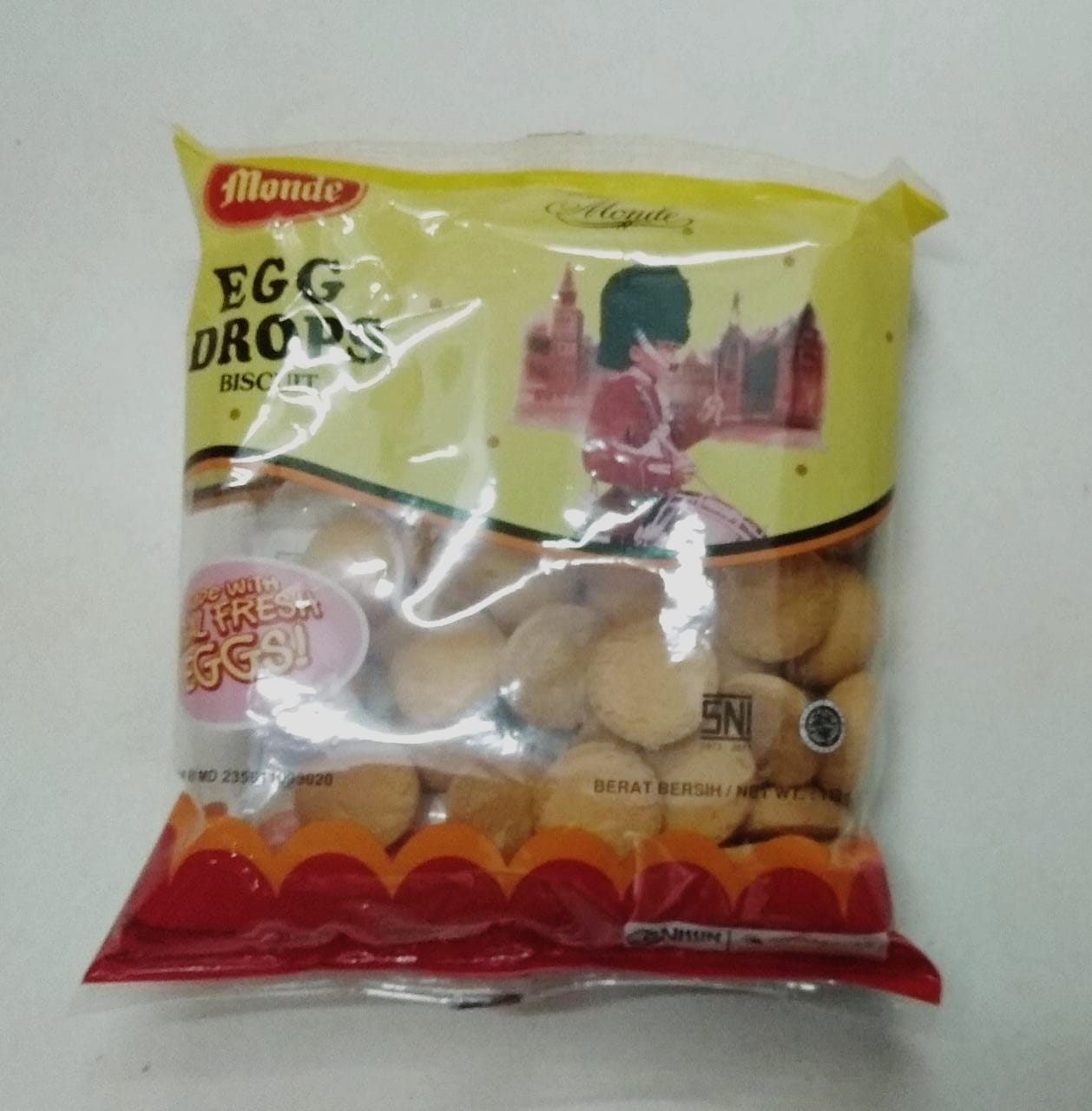 Monde Egg Drops Biscuit 110 gr Kue Kering | Lazada Indonesia