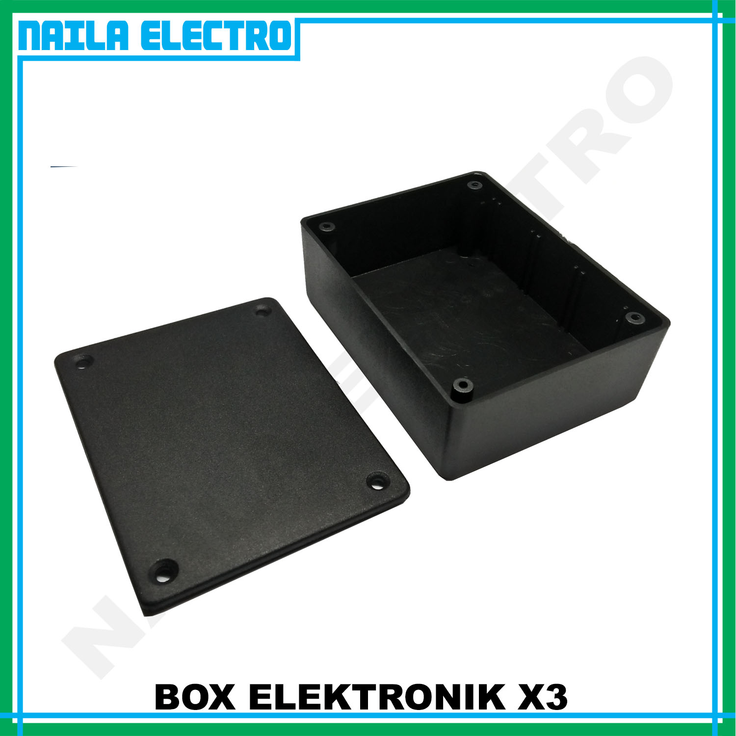 (per 3 pcs) Box X3 Box Elektronik X3 Box Plastik Rangkaian Elektronik ...