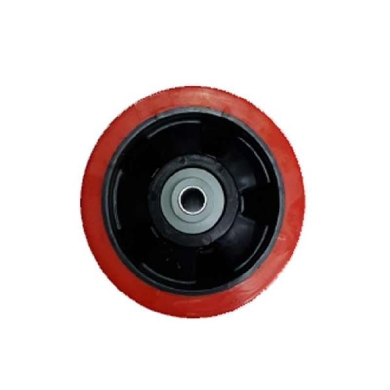 Roda Caster / Troly / Troli PU Merah 8" Inch Heavy Duty Wheel Only WO ...