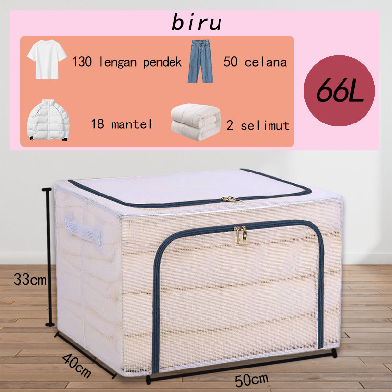 66L/110L Storage box/kotak penyimpanan/box penyimpanan serbaguna/tempat ...