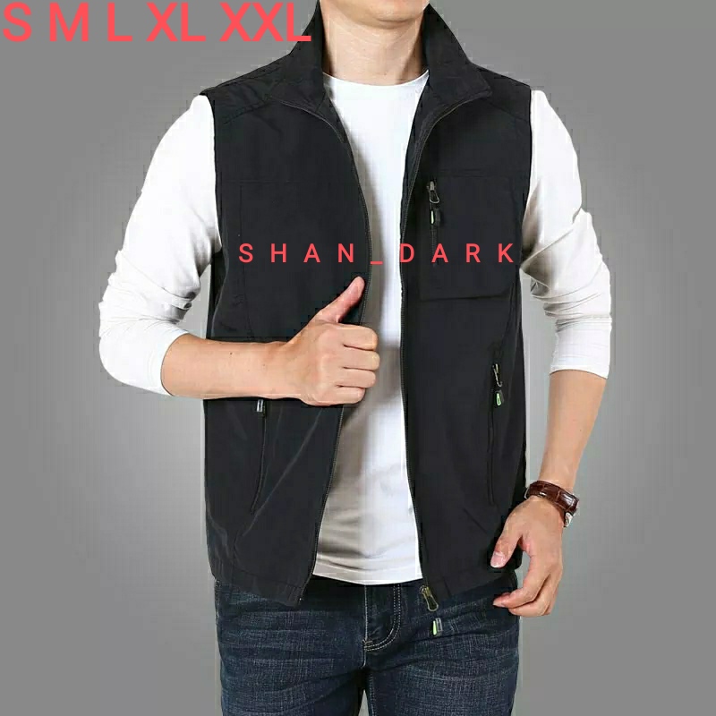 jaket rompi pria / rompi pria katun / jaket rompi lapangan / vest pria ... jaket rompi pria / rompi pria katun / jaket rompi lapangan / vest pria ...