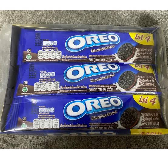 Biskuit Oreo Keping Roll Sandwich Strawberry (1 pack 12 pcs x 38gr) | Lazada Indonesia
