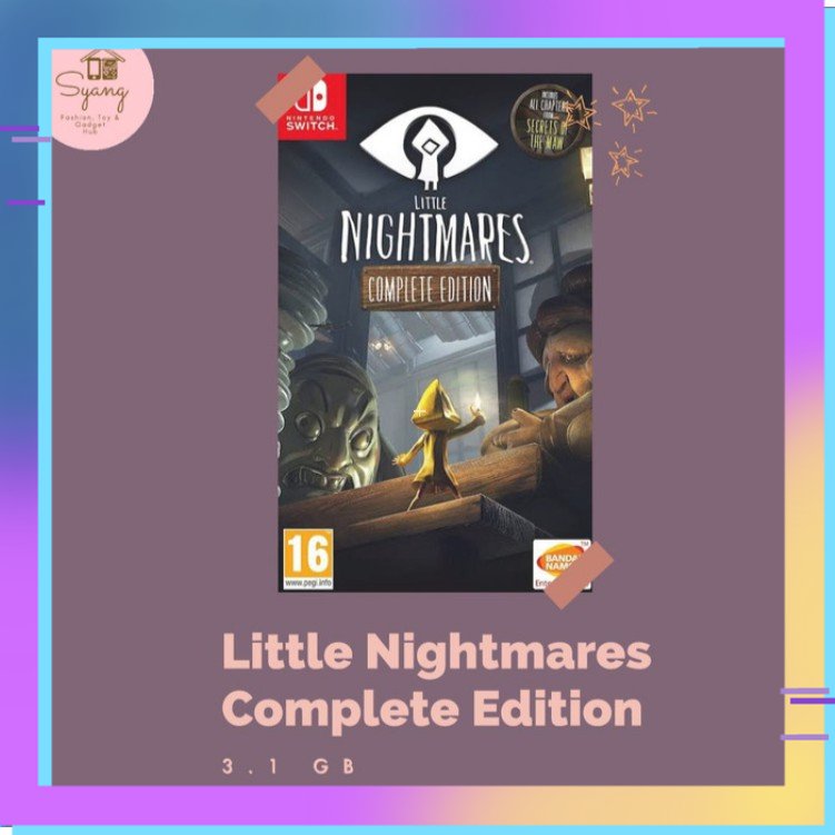 Little Nightmares Complete Edition Nintendo Switch Nightmare 1 | Lazada ...