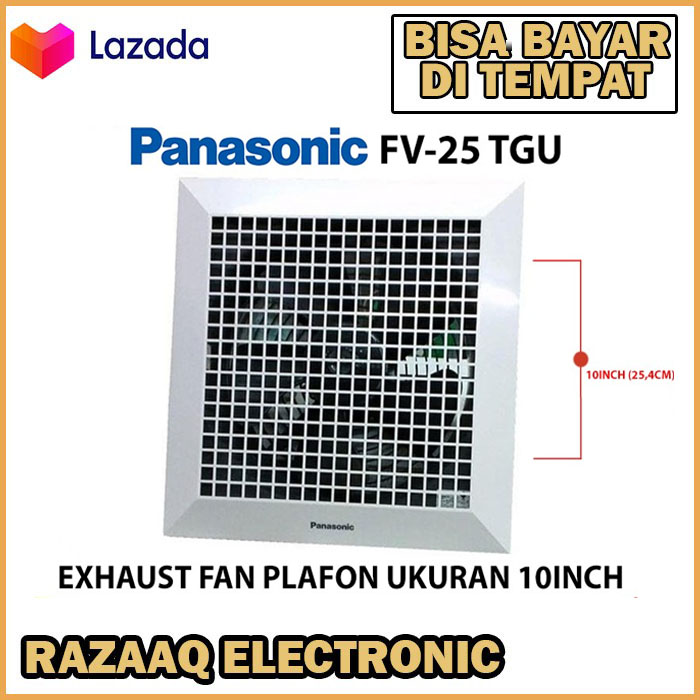 PANASONIC KIPAS ANGIN EXHAUST FAN Panasonic FV-25TGU Exhaust Ukuran 10 ...