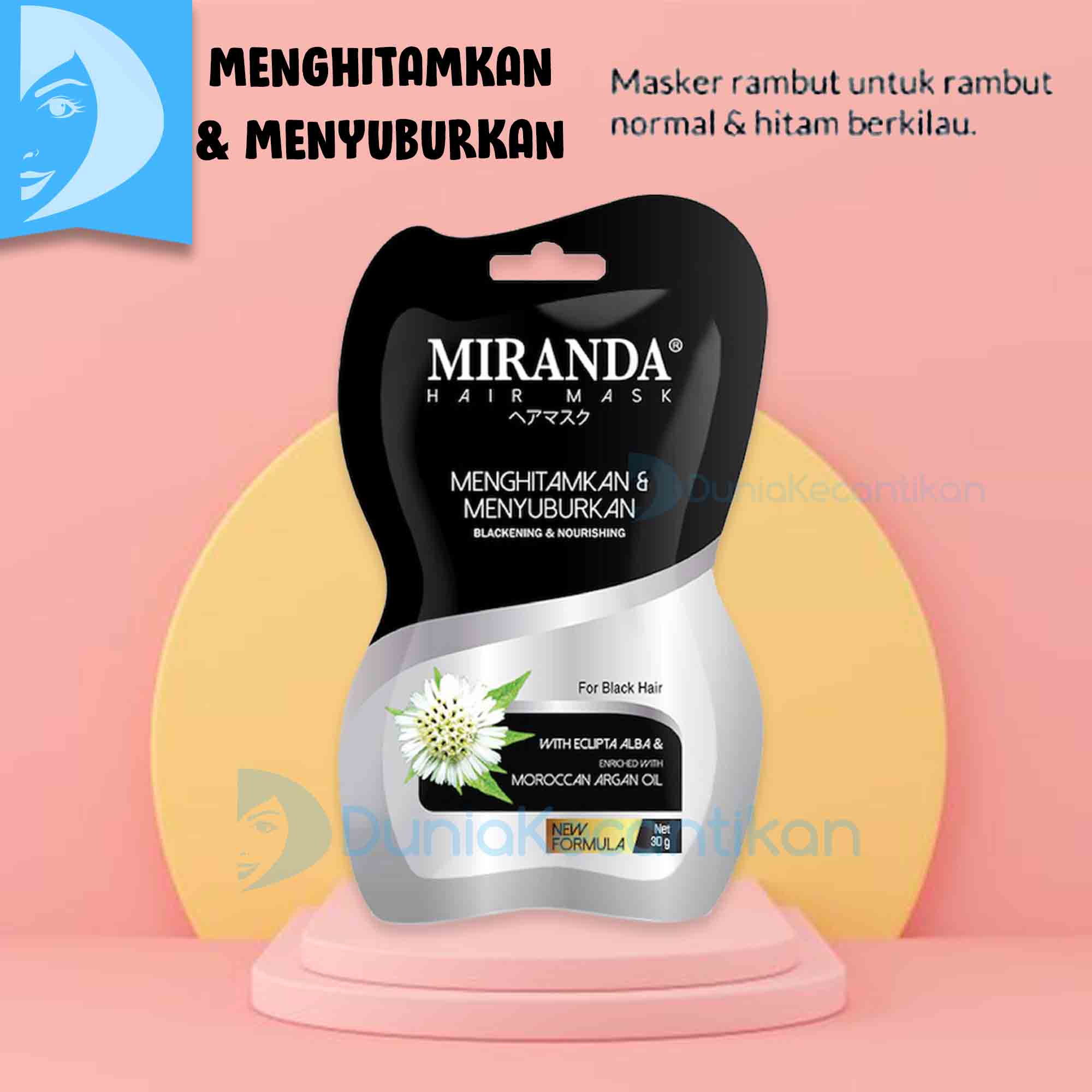 Miranda Hair Mask Masker Rambut All Varian Sachet Moisturizing ...
