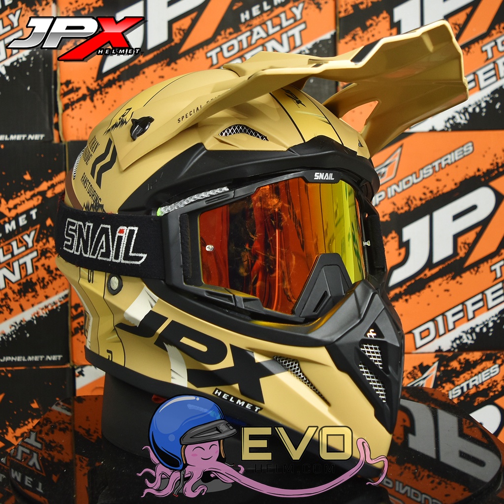 HELM JPX CROSS HUMAN INSIDE RAN CAPPUCINO DOFF ORIGINAL HELM JPX CROSS ...