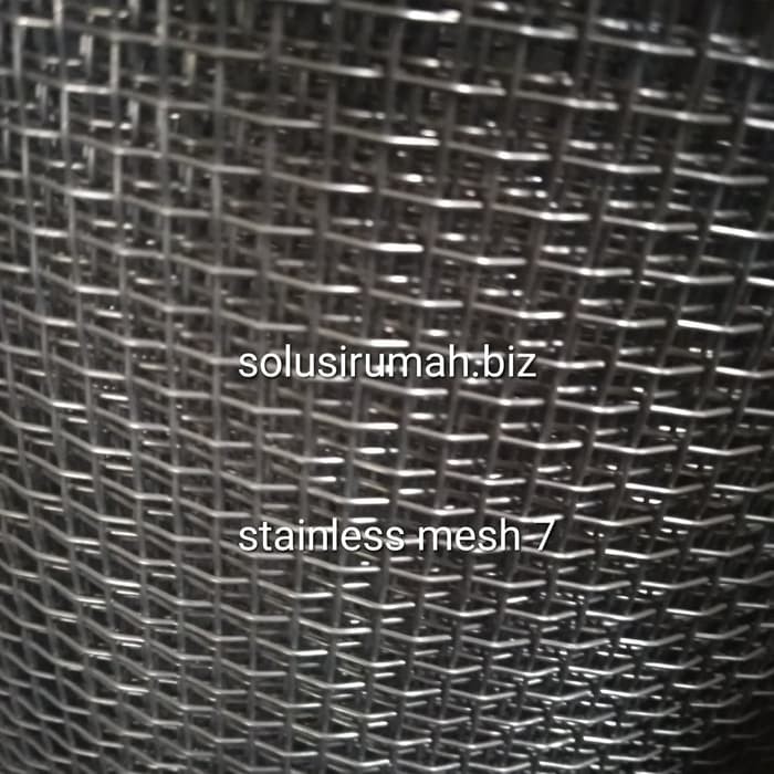 Ayakan Ss Custom Wire Mesh 7 Stainless Per100cm Kawat Filter 28mm ...