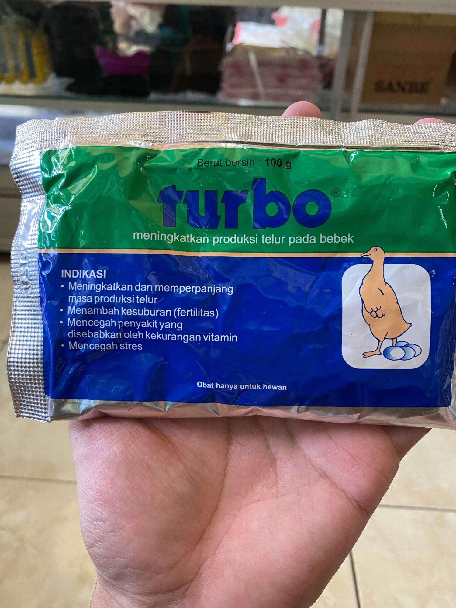 turbo 100gram meningkatkan produksi telur bebek entog enthog menthog ...