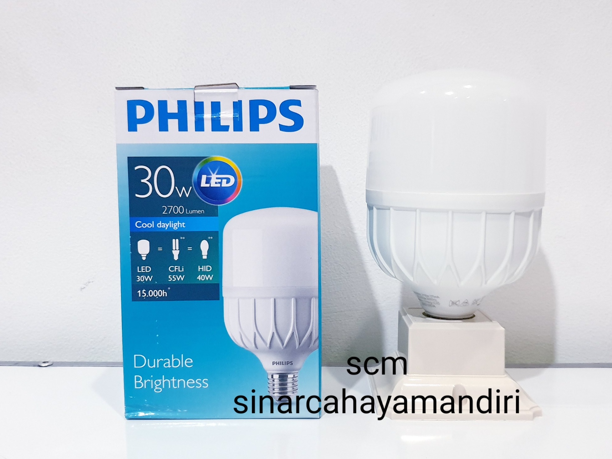 Lampu Led PHILIPS 30 WATT (NYALA PUTIH) | Lazada Indonesia