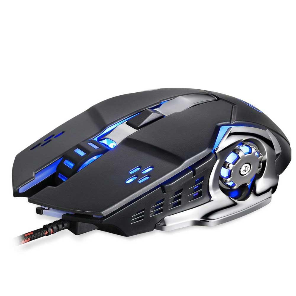 KOMOZ 1906 Mouse Gaming Kabel 6 Tombol - K85 - Black | Lazada Indonesia