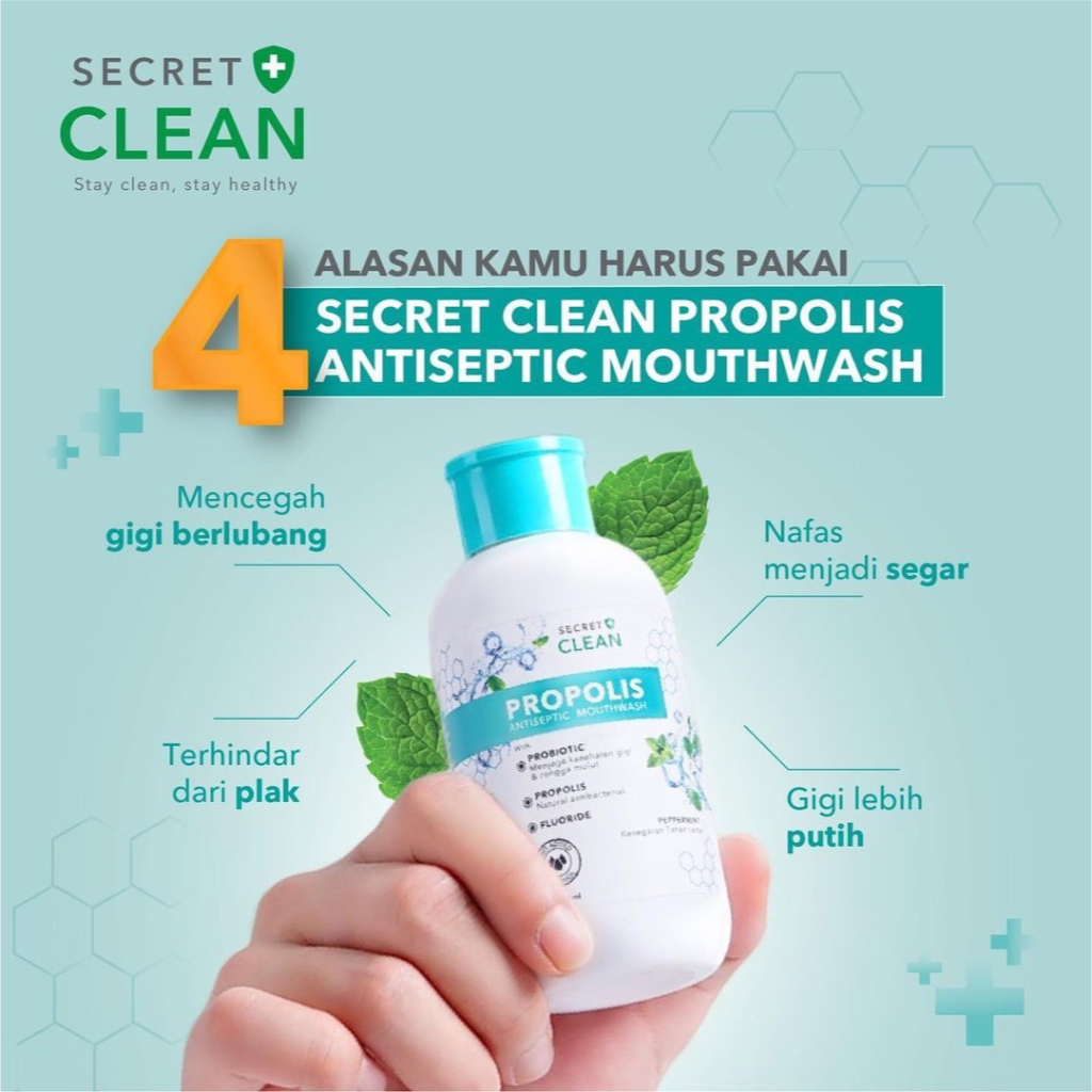 Propolis Obat Kumur Bau Mulut Dan Pengharum Nafas Mouth Wash Untuk ...