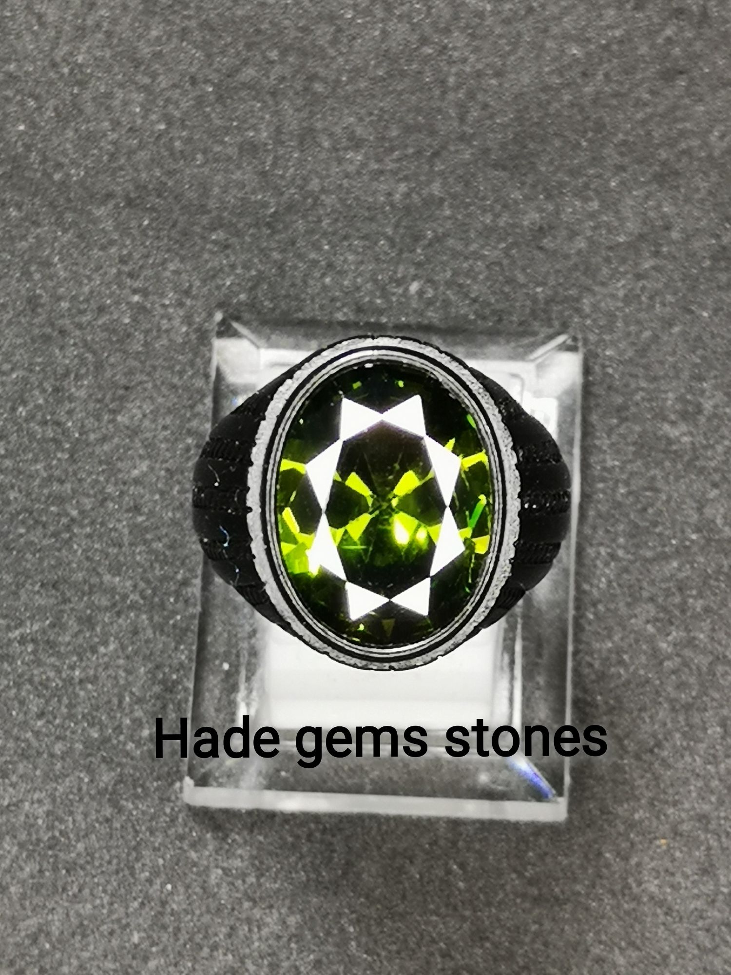 Batu permata peridot asli Bangkok super kualitas,.. dimensi batu 12*16 ...
