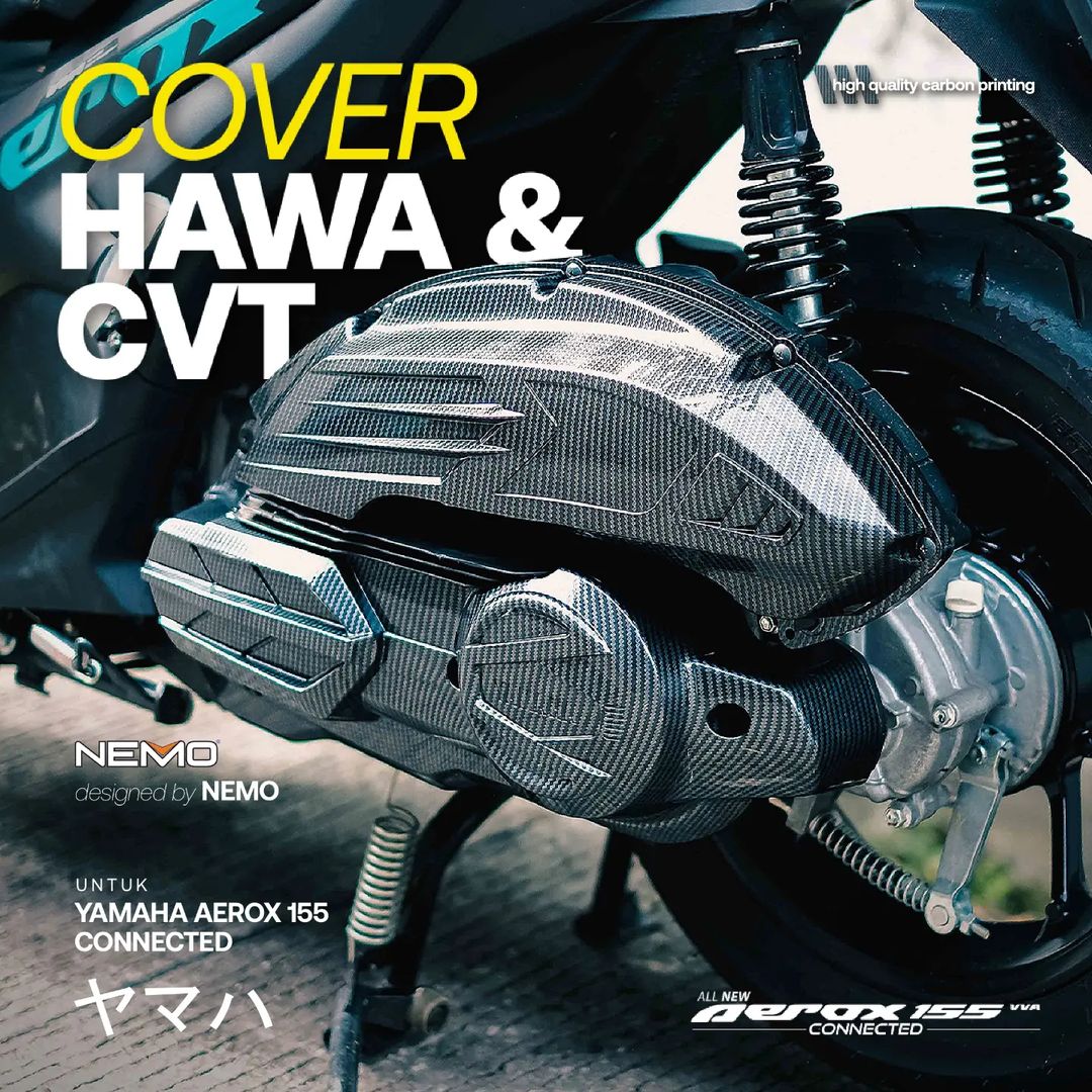 CVT cover lids and airing new Nmax 2020 2021 2023 carbon filters Nemo ...