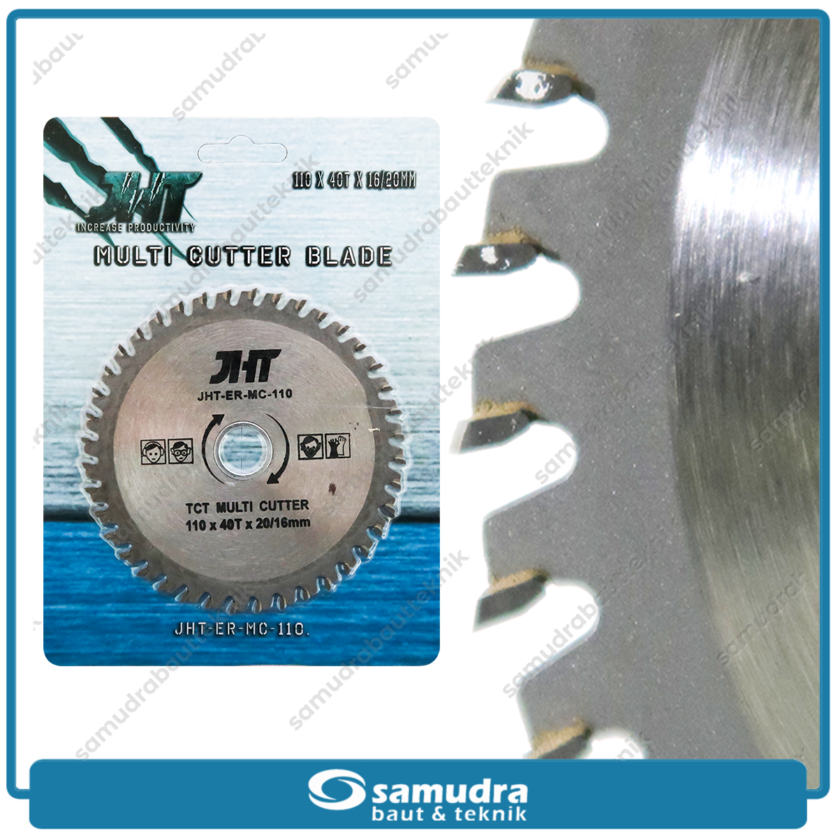 Mata Gerinda Potong JHT 4" x 40T Multi Cutter Kayu Alumunium Serbaguna ...