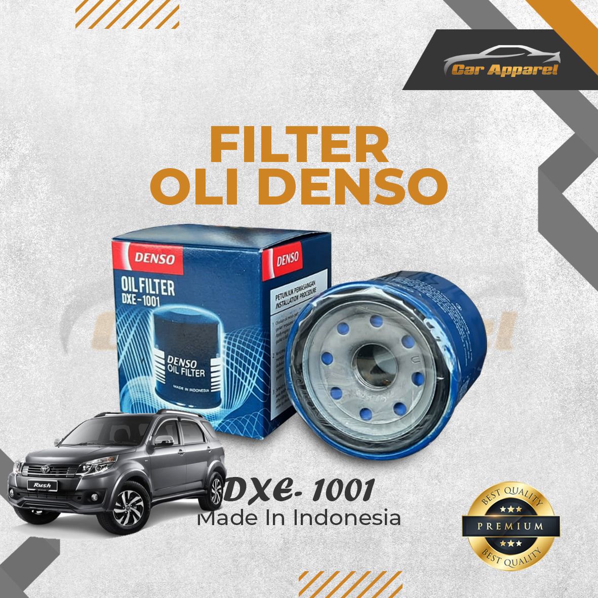 Denso DXE 1001 Filter Oli Rush Terios Old Lama OIi filter Denso | Lazada Indonesia