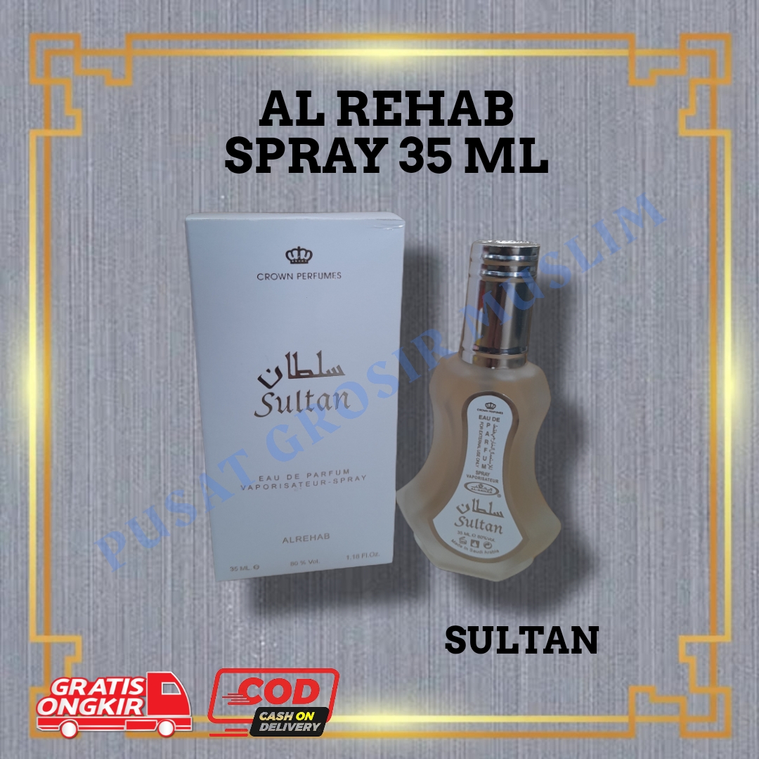 Promo Parfum Premium Eau de Parfum Al Rehab Spray Sultan 35ml, Original ...