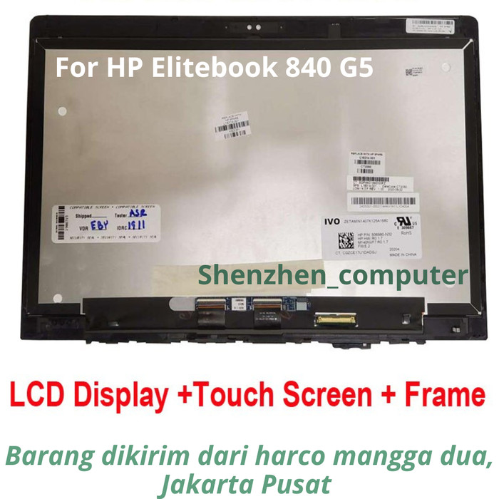 LCD Touch Screen HP Elitebook 840 G5 Layar Sentuh original | Lazada ...
