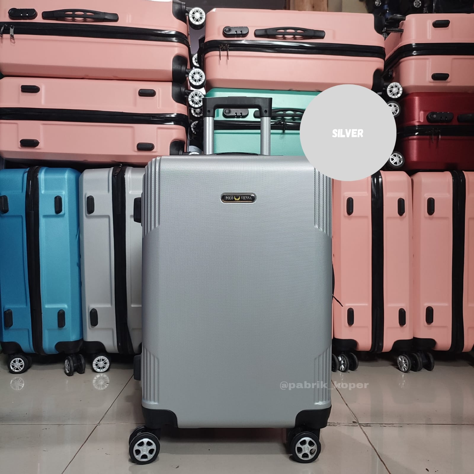 KOPER 22 INCH POLO VIENNA 900,FREE PACKING KARDUS KOPER BAGASI ,KOPER ...