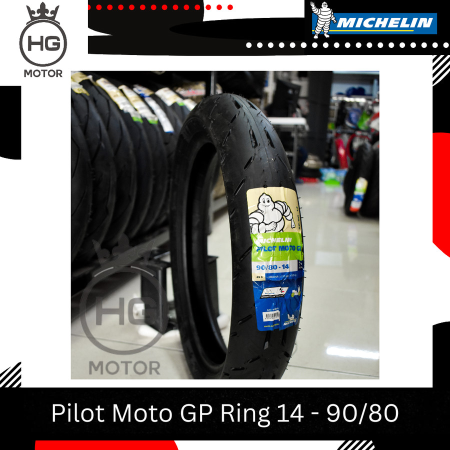 Ban Motor Tubeless Michelin Pilot Moto GP 90/80 - 14 Vario Beat Scoopy ...