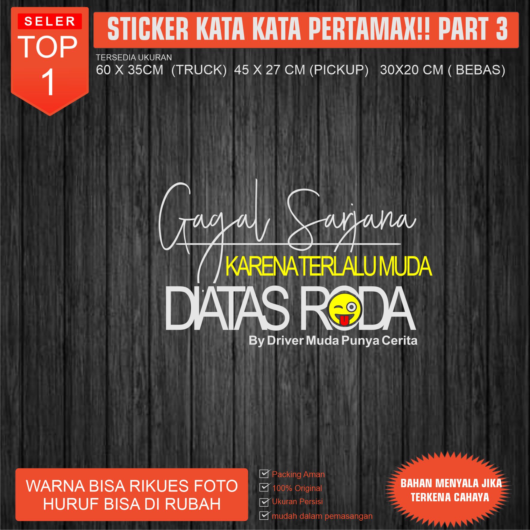 sticker kaca samping kata kata l300 granmax carry CANTER ELF TRUCK ...