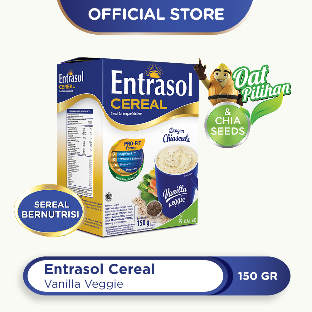 Entrasol Cereal Vanilla Veggie (5 Sachet 30gr) | Lazada Indonesia